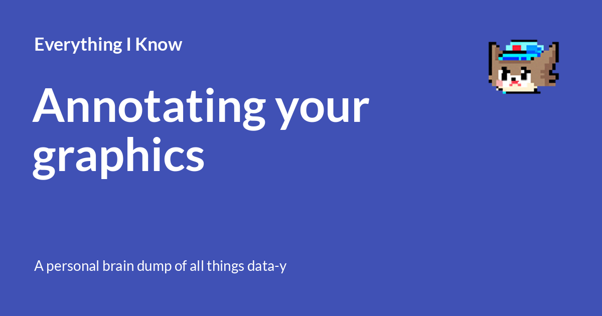 Annotating your graphics - Everything I Know
